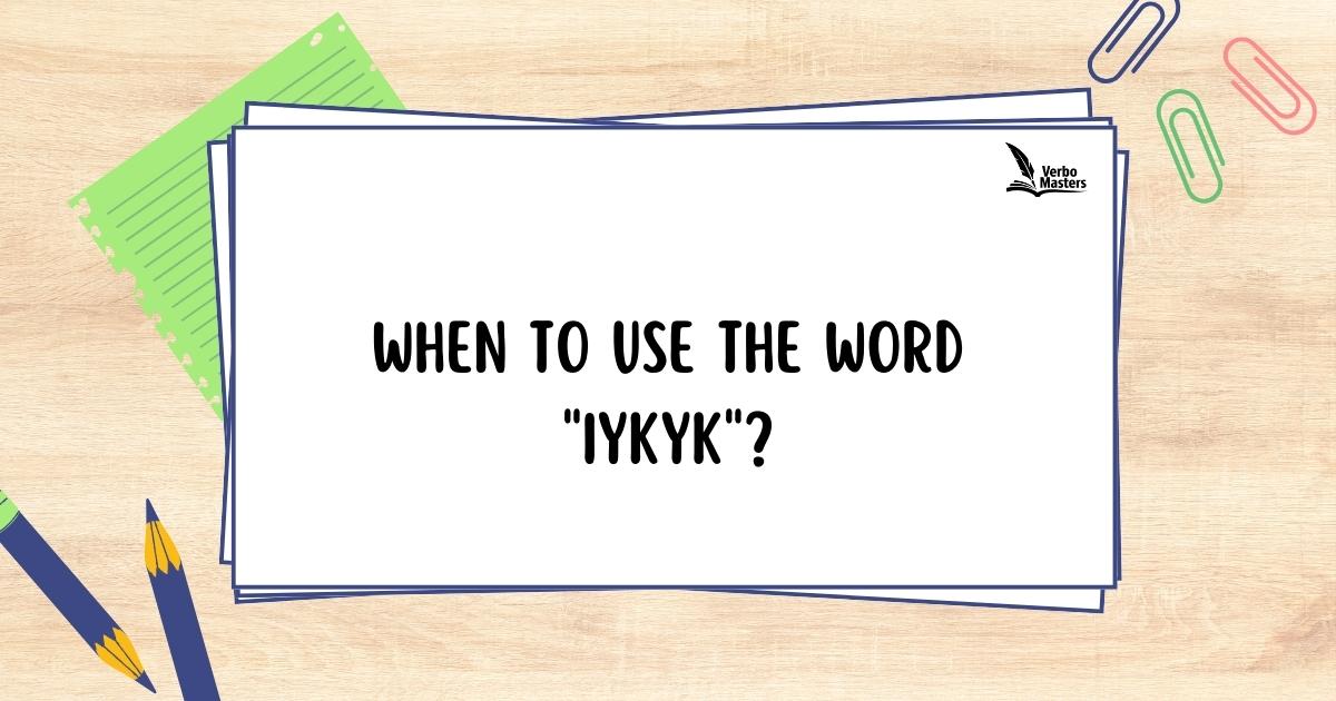 What Does IYKYK Mean? Understanding, Examples, and Fun Facts